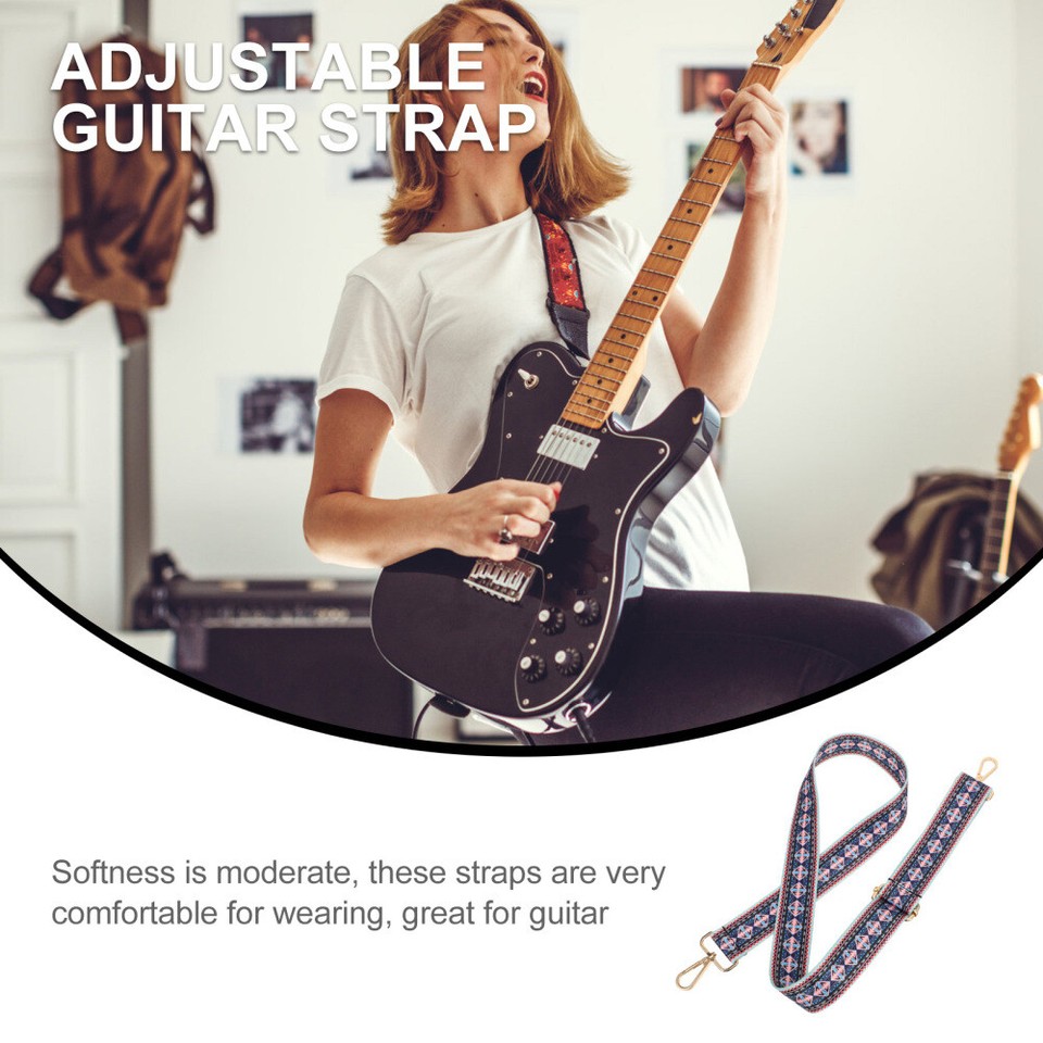 1 Pc Comfortable Guitar Strap Guitar Belt Vintage Guitar Straps ...