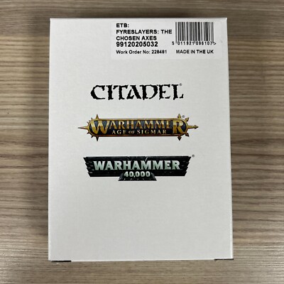 THE CHOSEN AXES WARHAMMER AGE OF SIGMAR UNDERWORLDS WARBAND FYRESLAYERS ...