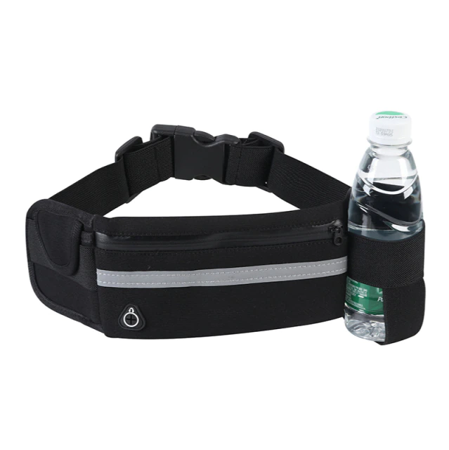 Waterproof Sport Runner Waist Bum Bag Running Jogging Belt Pouch Zip ...