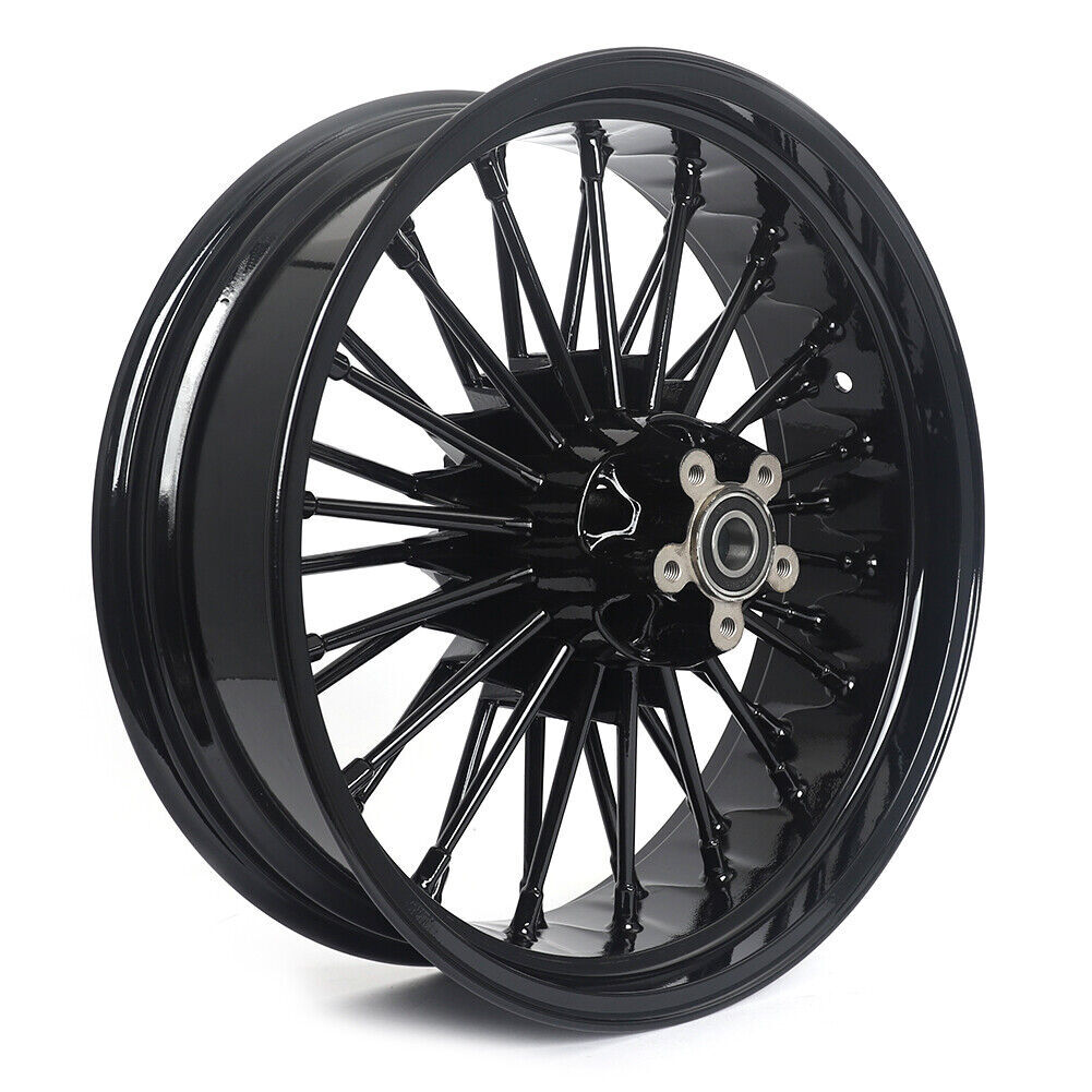 21x2.15 18x5.5 Fat Spoke Wheels Rims for Harley Dyna Wide Glide FXDWG ...
