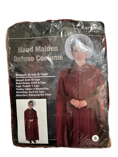 The Handmaid's Tale Deluxe Cosplay Karnival Costume Red Cloak Dress ...
