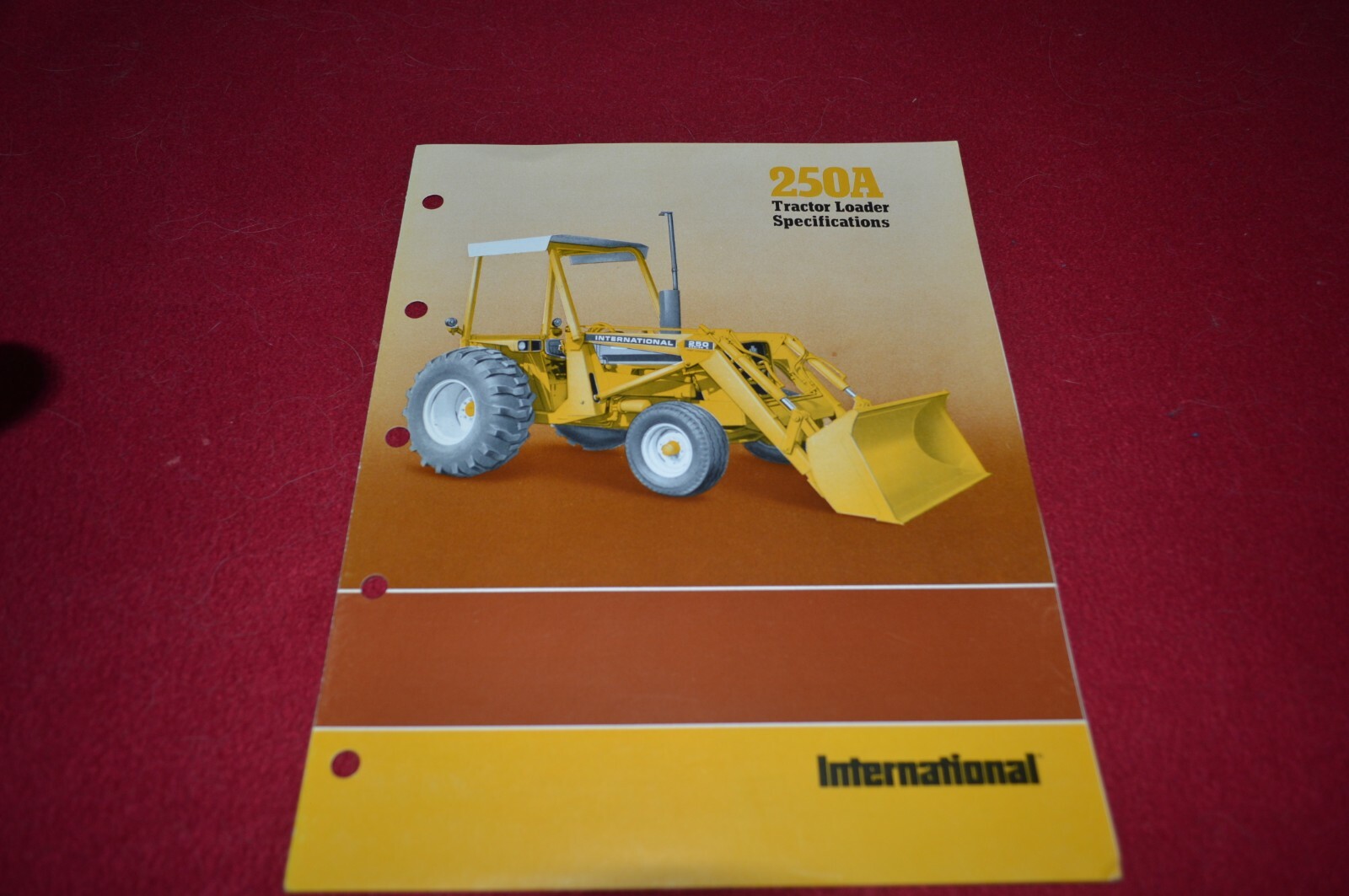 International Harvester 250A Tractor Loader Dealer's Brochure AMIL16 | eBay