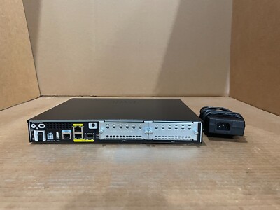 Cisco ISR4221-SEC/K9 Gigabit 2-Port Integrated Services Router w/ PSU ...