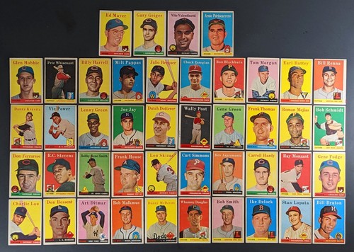 1958 Topps Baseball Starter Set 43 Cards | eBay