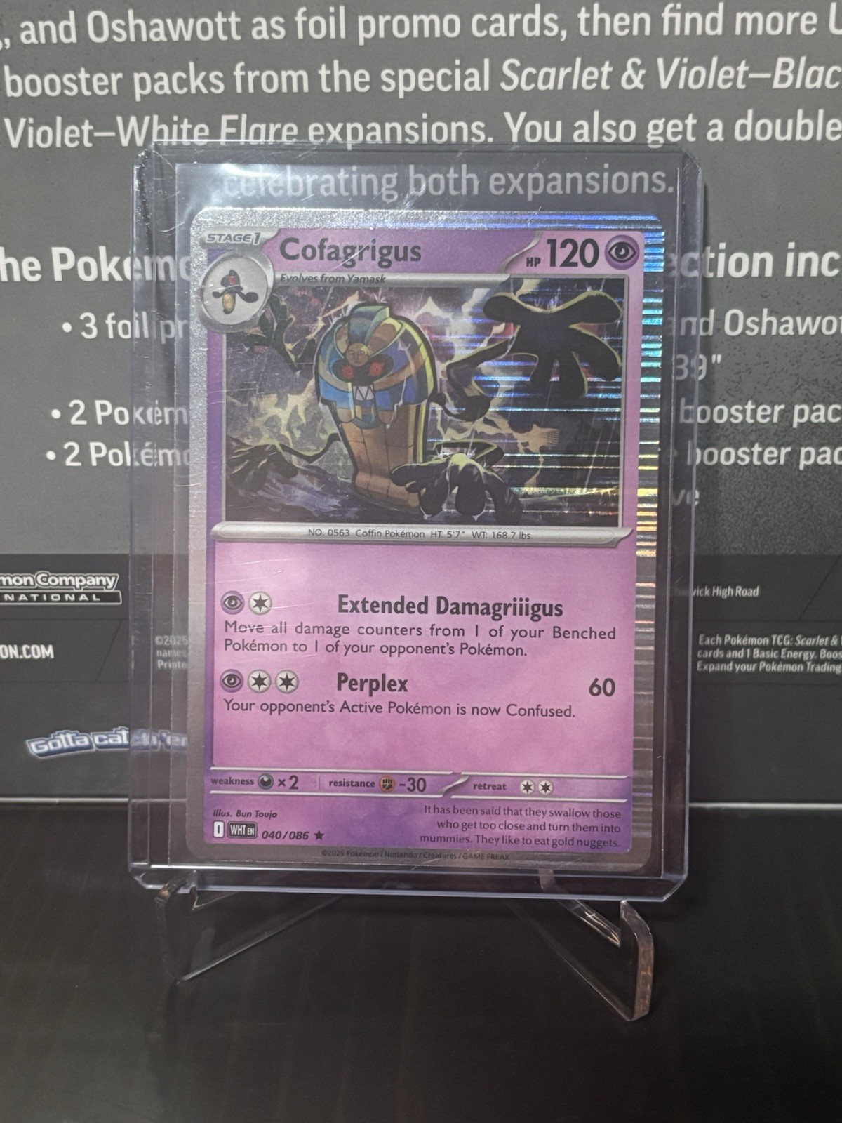 Cofagrigus 040/086 Holo Pokemon White Flare TCG | eBay