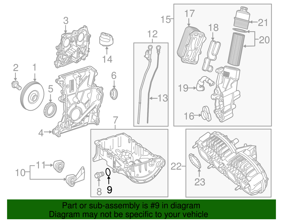 Genuine Mercedes-Benz Engine Oil Drain Plug Gasket 007603-014106 | eBay