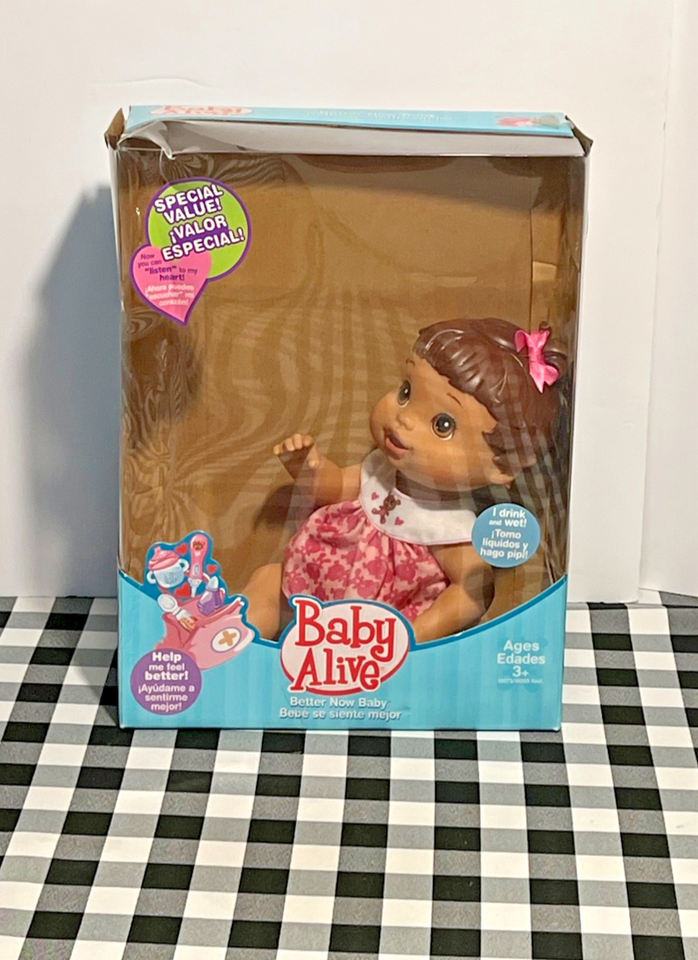 Hasbro Baby Alive Doll Brunette Hair Tan Skin Tone Hispanic or Indian ...