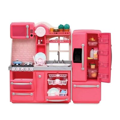 Our Generation by Battat- Gourmet Kitchen (Pink)- Toy, Kitchenette ...