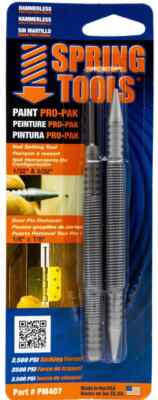 Spring Tools Spring Loaded Hammer Tool Pin Punch 1/32" & 1/16" 2 Piece ...