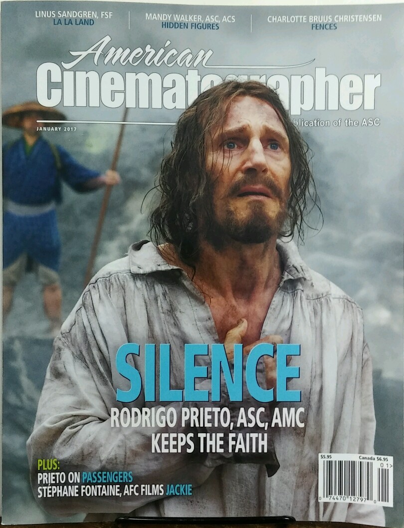 American Cinematographer Jan 2017 Silence Rodrigo Prieto Faith FREE ...