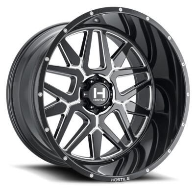 20 inch 20x12 Hostile Diablo Blade Cut wheels rims 6x135 -44 | eBay