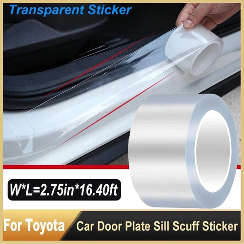FIT Lexus Car Door Plate Sill Scuff Cover/Anti Scratch Decal Sticker ...