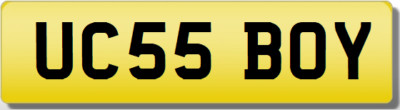 UC UCS BOY Private Cherished Registration Number Plate | eBay UK