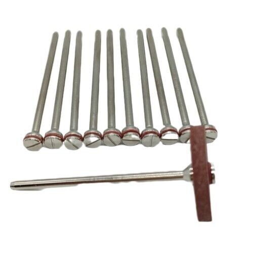 10Pcs Dental Lab Polishing Shank Mandrel Burs 2.35mm Rotary Tool ...