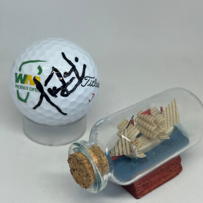 Nick Taylor signed Waste Management Logo Golf Ball JSA COA PGA Auto ...