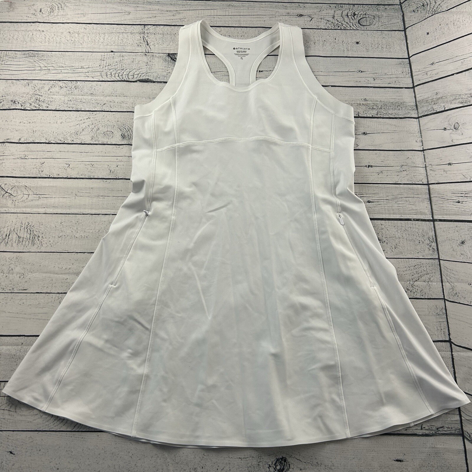 Athleta Levitate Dress Women's XL White | eBay