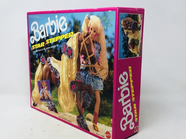 Vintage 1991 Barbie Star Stepper Horse Mattel 2575 RARE for sale online ...