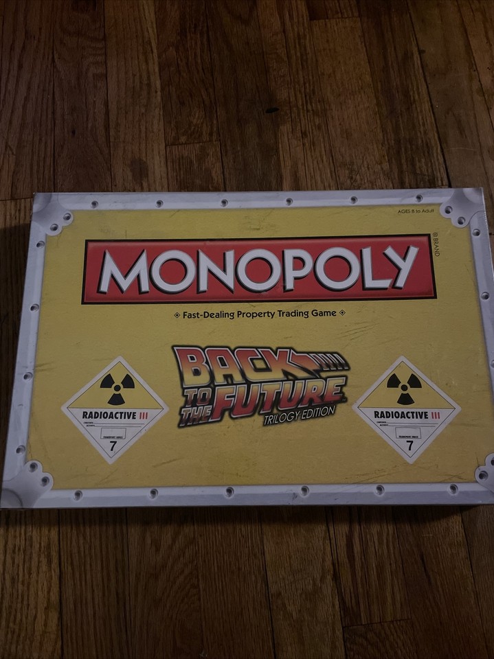 Monopoly Back to the Future Trilogy Edition Board Game 2015 NEW SEALED ...