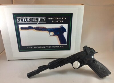 Star Wars Return of the Jedi Princess Leia Blaster Resin Prop Model Kit ...