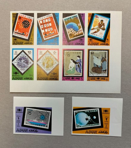 F910. Ajman - MNH - Sport - Stamps - Japan - Art - Imperf. - Space ...