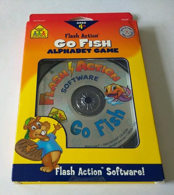 School Zone: Go Fish PC CD Flash Action Software for kids "NEW" ***FUN ...