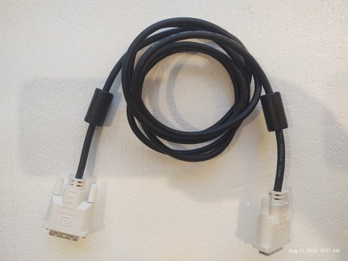 DVI MALE 6 FT. CABLE AWM E101344 STYLE 20276 VW-1 80 C 30V white | eBay