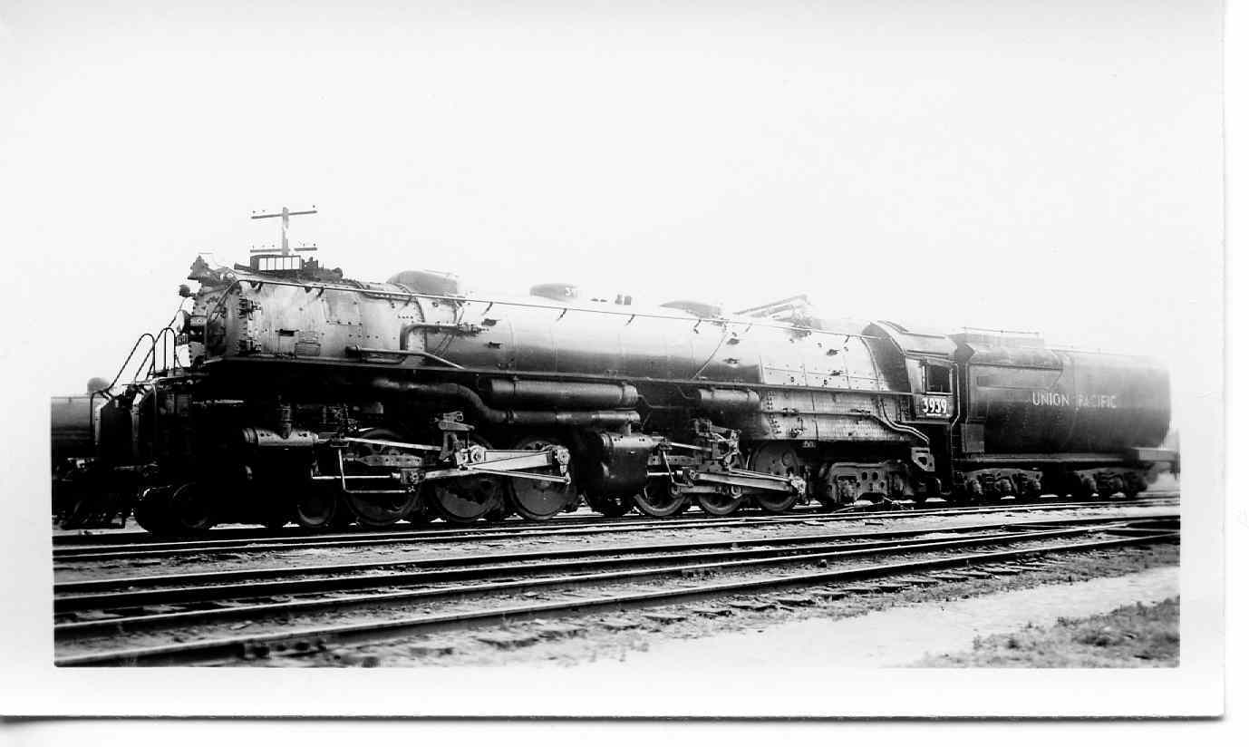6K813 RP 1940/50s UPRR UNION PACIFIC RAILROAD ENGINE #3939 | eBay