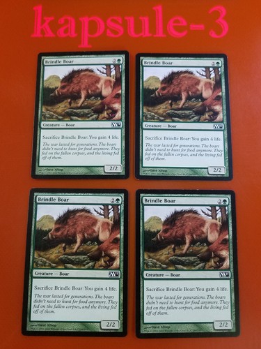 4x Brindle Boar | M11 Magic 2011 | MTG Magic Cards | eBay