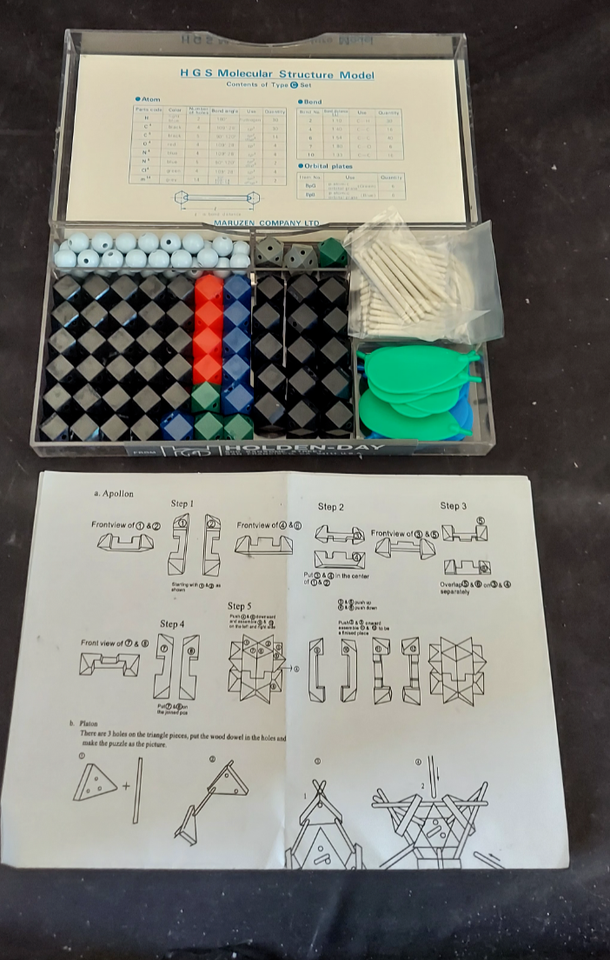 VTG HGS Molecular Structure Model Kit Maruzen /C Set Organic Chemistry ...