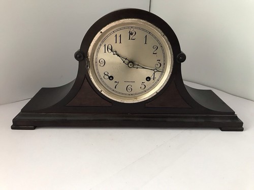 Vintage, 1915, Herschede Mantel Clock - Mahogany Case, Works And Has ...