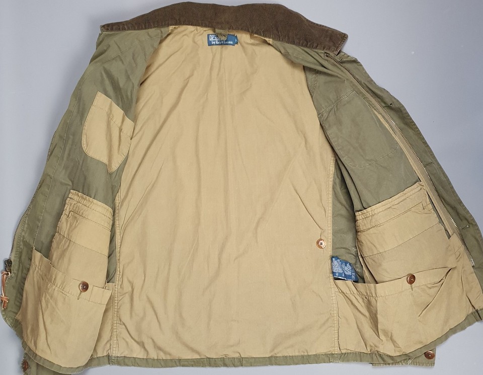 Ralph Lauren Polo Vintage Field Hunting Safari Cargo Chore Bomber ...