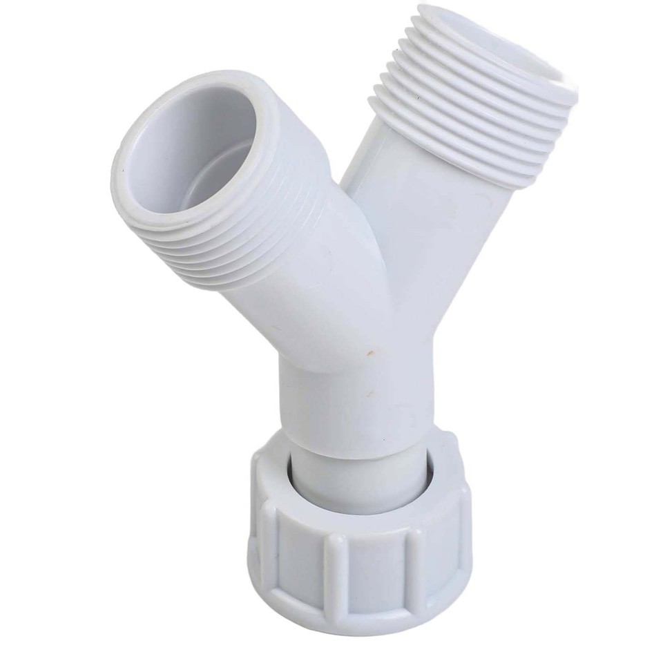Y Splitter Joiner Overflow Pipe Anti - Overflow Dishwasher Double Inlet ...