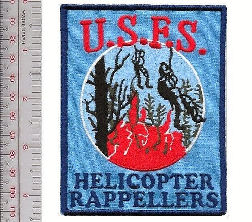 Hot Shot Wildland Crew USFS Helicopter Rappellers Firefighters Patch ...