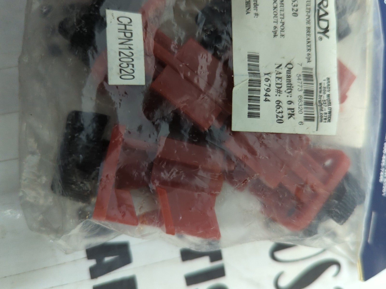 BRADY,66320,UNIVERSAL MULTI-POLE BREAKER LOCK OUTS PACK OF 6 NEW | eBay