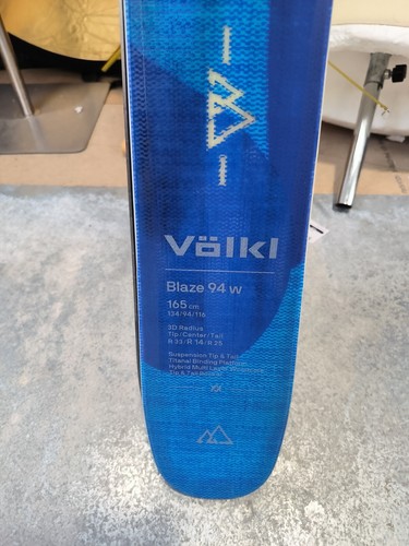 paire de ski volkl blaze 94W 165 cm 134/94/116 bleu | eBay
