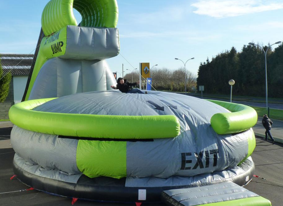 50x25x30 Commercial Inflatable Stunt Jump Air Bag Free Fall Landing ...