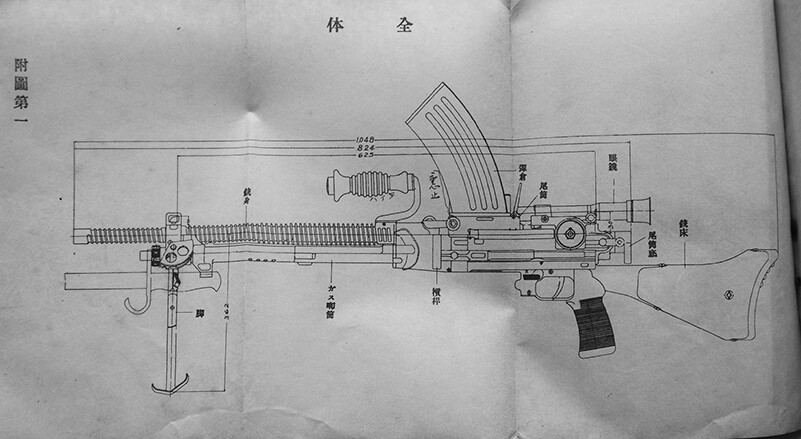WW2 Former Japanese Army Type 96 Light Machine Gun Textbook Manual Navy ...
