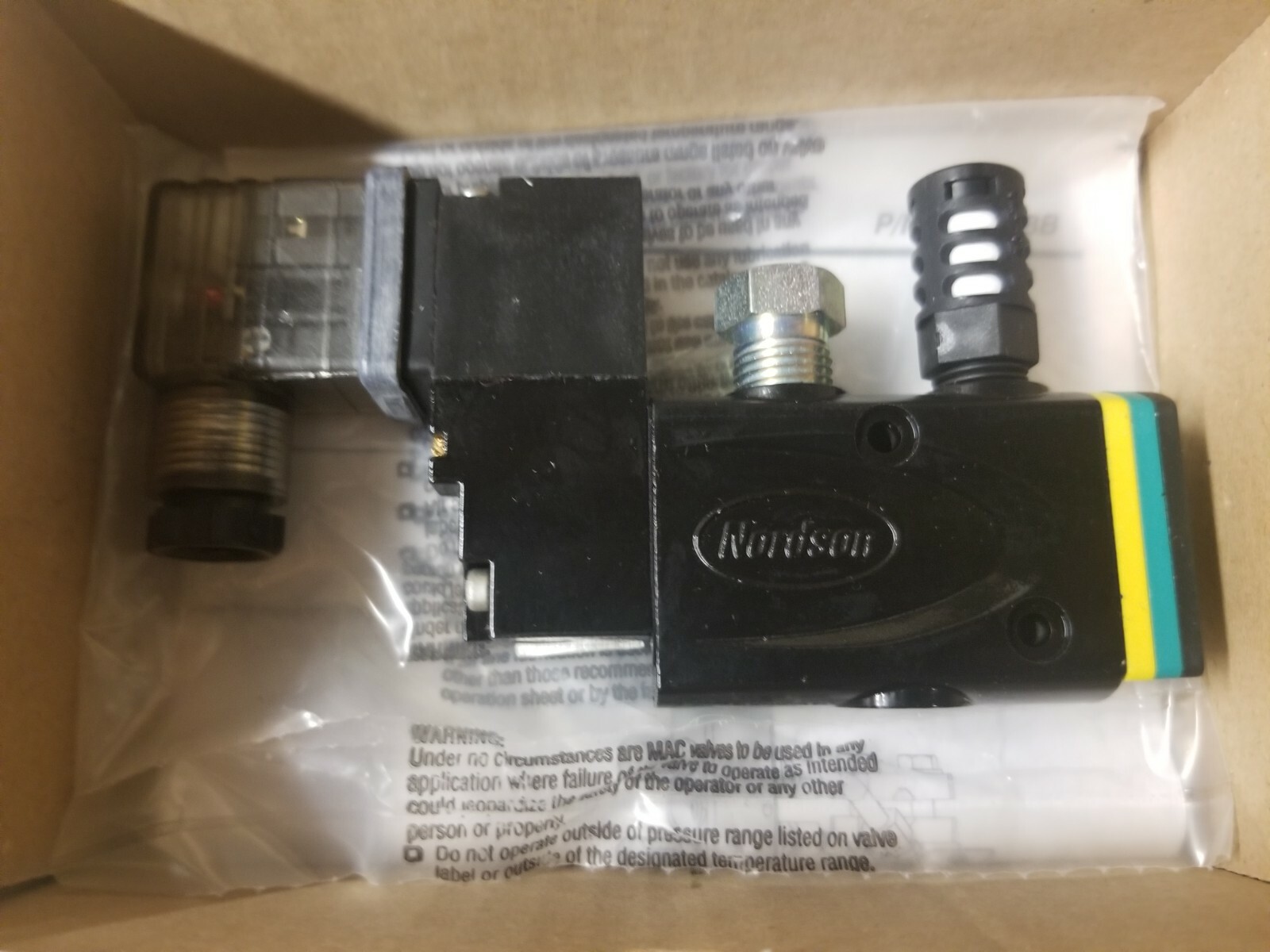 Nordson Hot Melt Machine Solenoid Valve 1056119 NEW | eBay