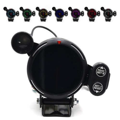 7 Color LED Car Pointer Tachometer RPM Gauge Meter Step Motor with ...