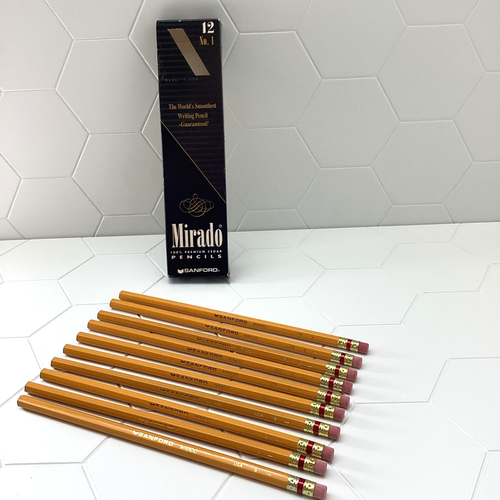 10 PC 1998 Sanford Mirado No 1 Cedar Wood Pencils Unsharpened Writing Pencil USA | eBay