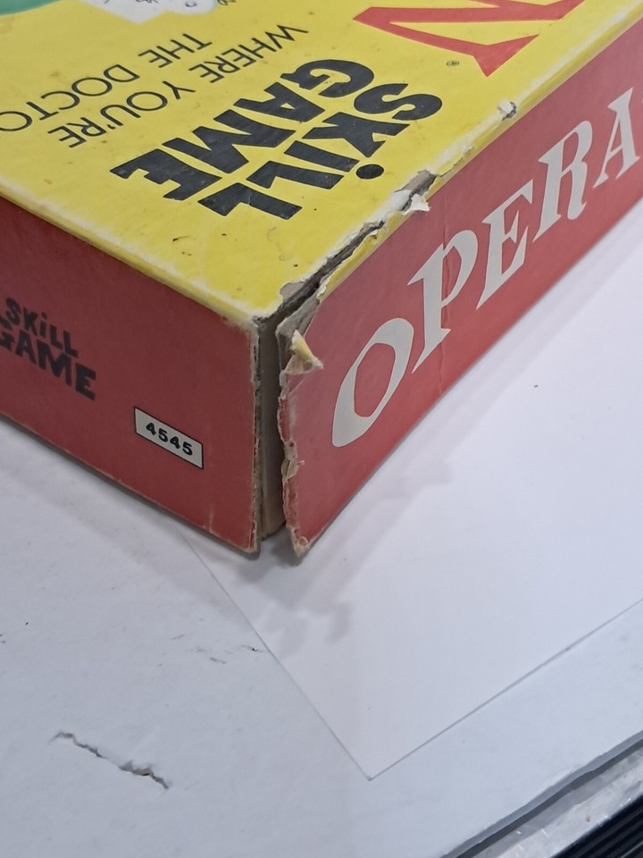 Vintage 1965 Original 1st Edition Operation Skill Game By Milton ...