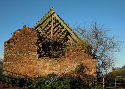 Photo 6x4 New Hall Dodington/ST1740 Ruined building at New Hall. c2010 ...