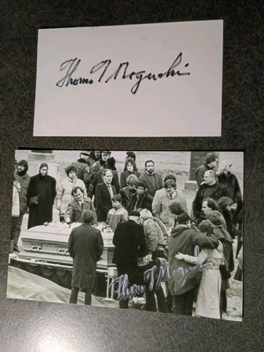 THOMAS NOGUCHI Hand Signed Autograph Photo & CARD -JOHN BELUSHI FAMOUS ...