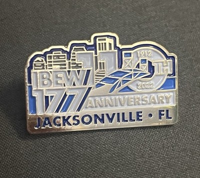 IBEW Local 177 Pin Jacksonville Florida 110th Anniversary | eBay