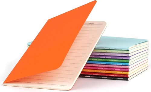12 Pack Little Notebooks Pocket Size Notebooks 3.5 x 5.5 Softcover Mini ...