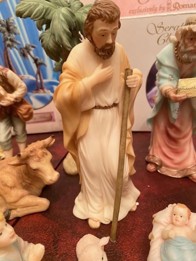 SERAPHIM NATIVITY 14 PIECE SET - COMPLETE - w/BOX (IBG) | eBay