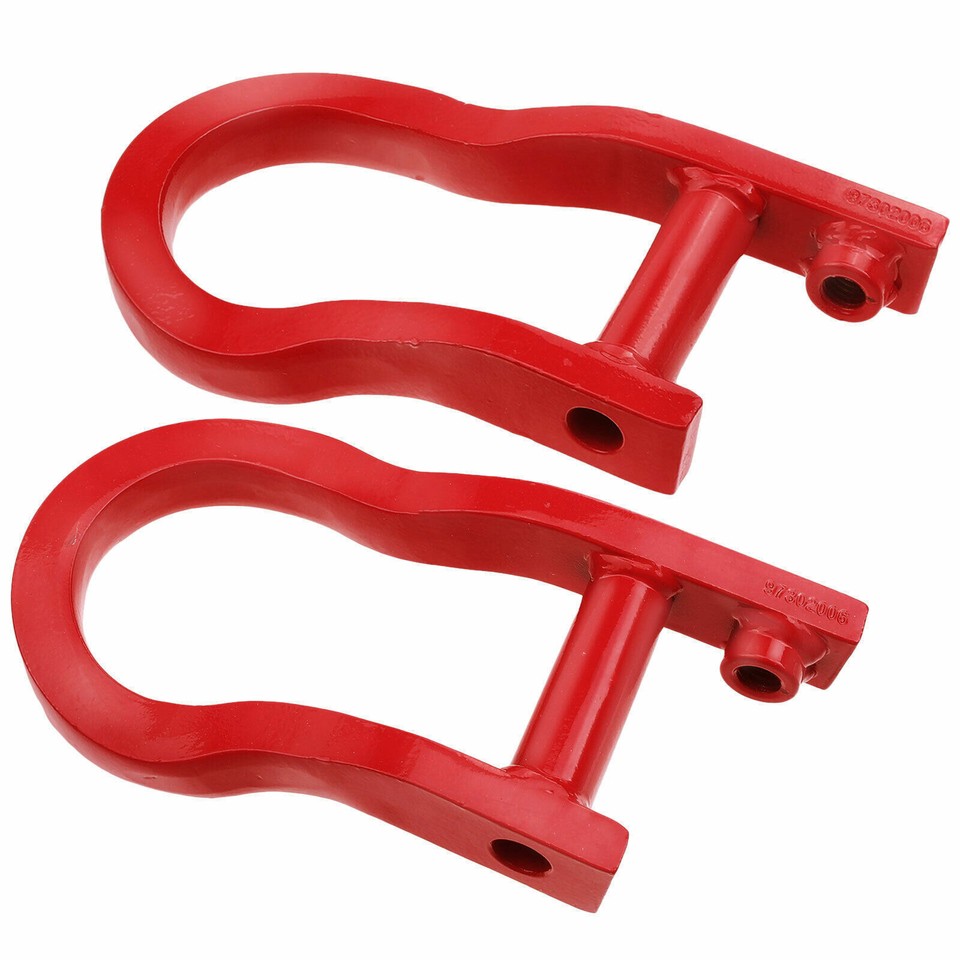 1 Set (2) Red Tow Hooks for Chevy Silverado GMC Sierra 1500 2007-2019 ...
