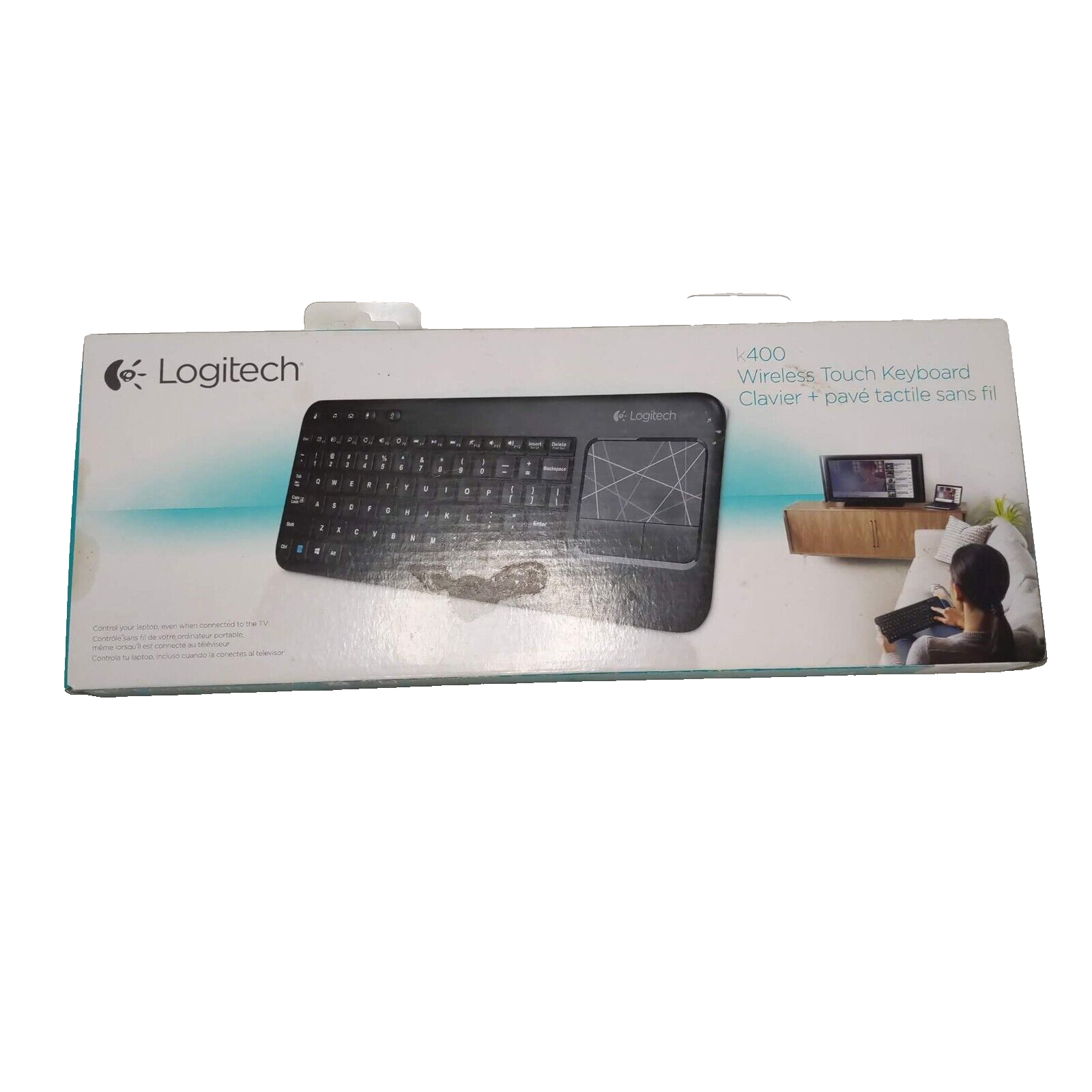Logitech K400 Plus Wireless Keyboard with Touchpad (920-007119) Mouse ...
