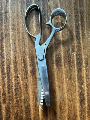 Vintage Griffon Cutlery Sewing Fabric Pinking Shears Scissors Japan 7.5 ...