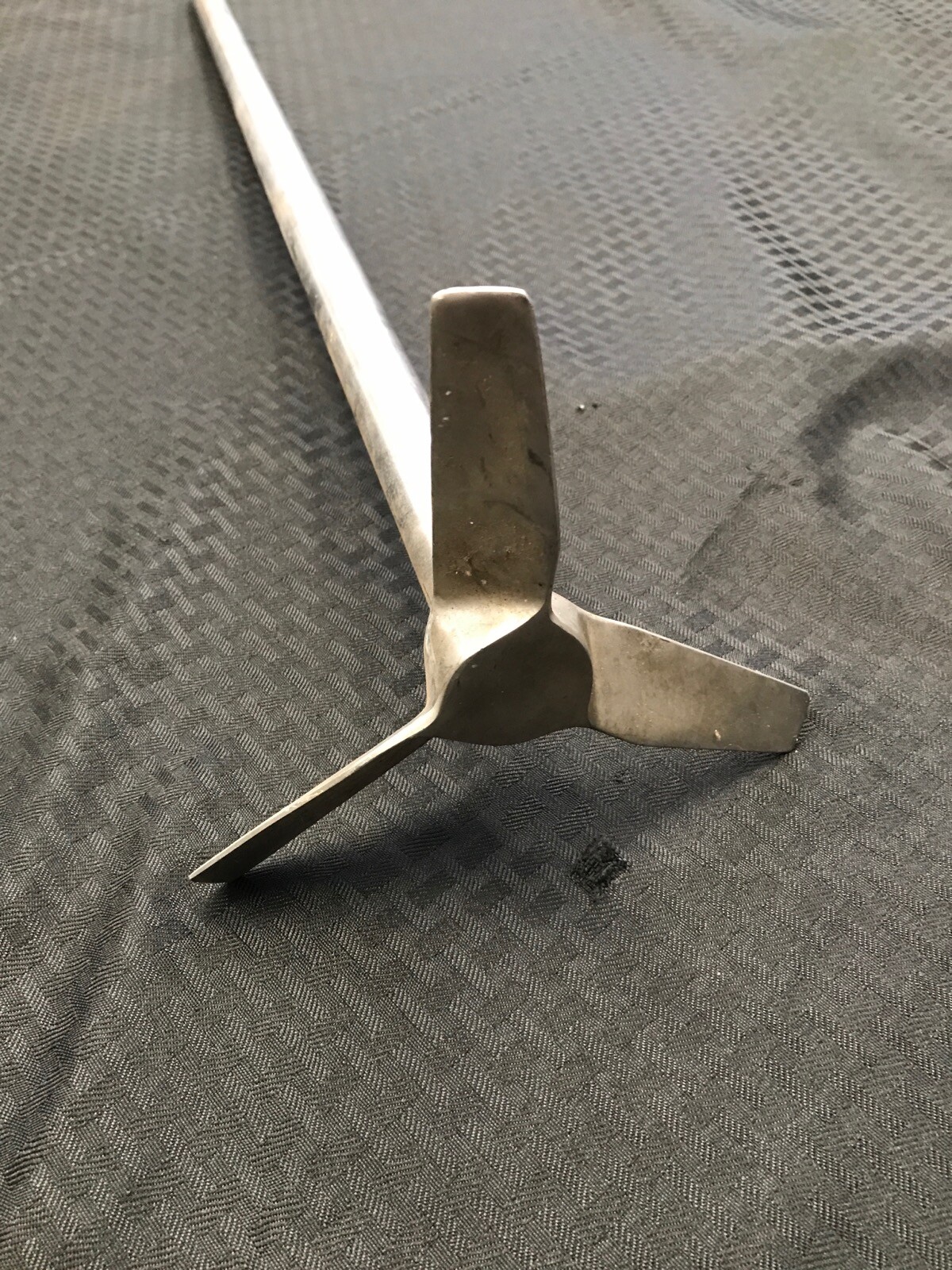 Stainless Overhead Stirring Shaft 3-Blade Propeller 34-5/8” 25mm 19mm ...